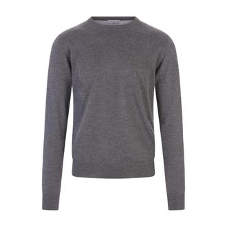 Fedeli Argentina Rundhals-Pullover - - Knitwear - Herren - Grau - 3XL