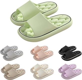 Generic Pantoufles de salle de bain pour homme et femme - Chaussures de douche antid&eacute;rapantes &agrave; s&eacute;chage rapide avec trous de drainage, semelle int&eacute;rieure l&eacute;g&egrave;