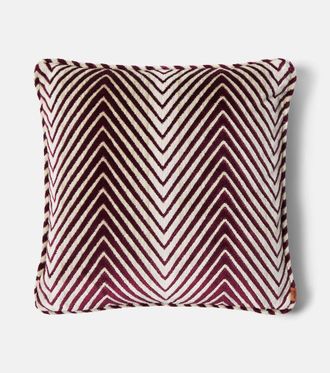 Missoni Coussin Ziggy en velours