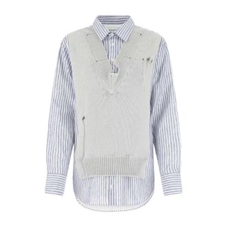 Maison Margiela Spliced Knit Shirt - - Blouses & Shirts - Damen - Mehrfarbig - 2XS