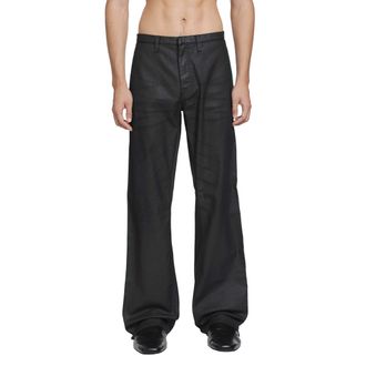 Gucci Web Coated Cotton Twill Jeans