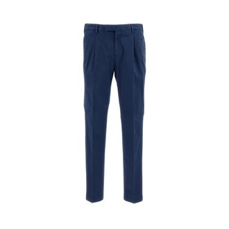 PT01 Pt01, Homme, Pantalons, Bleu, Taille: L Chinos