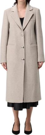 Liu Jo Femme, Manteaux, Gris, Taille: 42 FR Better Wool Coat