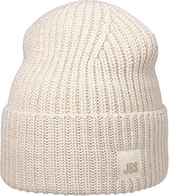 Stetson Bonnet &agrave; Revers Classic Femme/Homme - Made in Italy pour lhiver Beanie en Laine avec Revers, Hiver Automne-Hiver - Taille Unique Blanc cr&egrave;me