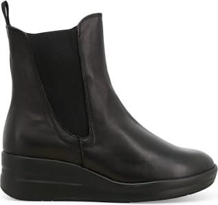Melluso Bottines femme en cuir noir r25651z, Noir, 33 EU