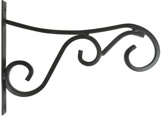 Esschert Design Metallhaken f&uuml;r H&auml;ngekorb, L, Braun