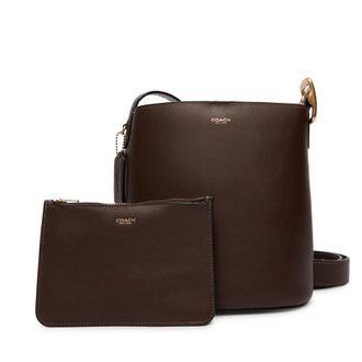 Coach Handtasche Coach Bleecker Bucket Bag 21 CCX07 Braun