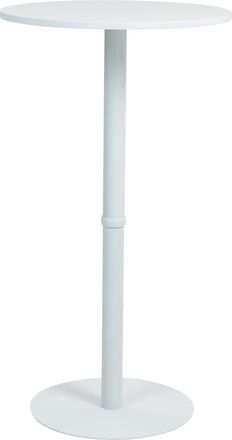 Clp Stehtisch Hereford rund I Metalltisch mit runder Tischplatte aus Holz I Standsicherer Bistrotisch, Farbe:weiß/weiß, Größe:60 cm