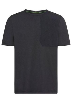 HUGO BOSS T-Shirt Tee PKT Glamping mit Materialmix