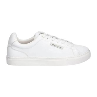 Trussardi Ledersneaker mit Cupsohle - - Shoes - Herren - Wei&szlig; - 42 EU