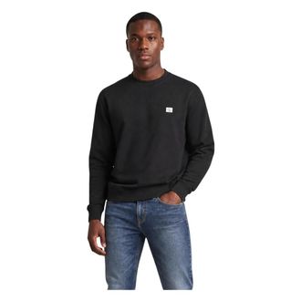 Calvin Klein Jeans Homme, Sweatshirts et sweats &agrave; capuche, Noir, Taille: 2XL SweaT-shirt ras du cou