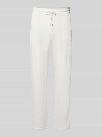 Lindbergh Straight Fit Sweatpants in Musselin-Optik