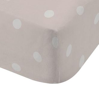 Catherine Lansfield Canterbury Blush Spannbettlaken und Kissenbezüge, weiß, 180 x 200 + 50 x 80 (2)