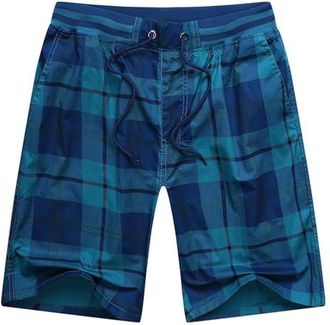 Generic Short de cyclisme pour homme - Coupe d&eacute;contract&eacute;e - Taille &eacute;lastique - Noir - Pantalon de sport - Pantalon de marche - Pantalon de travail - Coupe aju