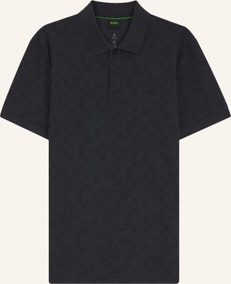 HUGO BOSS Polo Pl_Goc Swing Ao Regular Fit blau