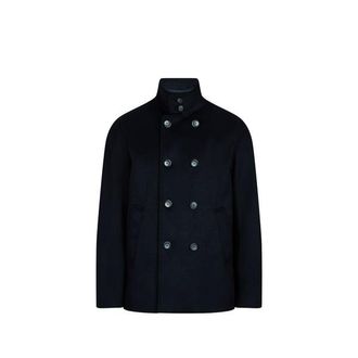 Herno Manteau textur&eacute; &agrave; col montant