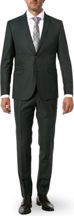 CG - Club of Gents Herren Anzug grün Slim Fit