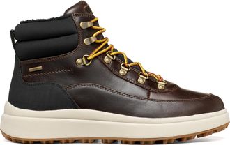 Geox Schn&uuml;rschuhe Geox U Granito + Grip B Abx U46FZD 000FF C6006 Dunkelbraun