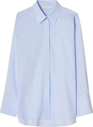 Busnel Femme, Blouses et Chemises, Bleu, Taille: 36 FR Nora Oversized Poplin Shirt