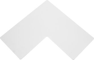 Artibetter DOITOOL PVC Eckregal 30X14X30cm Wei&szlig; Wandhalterung Organizer f&uuml;r Badezimmer K&uuml;che Wohnzimmer Platzsparendes Eck H&auml;ngeregal zur Aufbewahrung von Kosmet