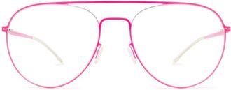 Mykita lunettes &agrave; monture aviateur - Rose