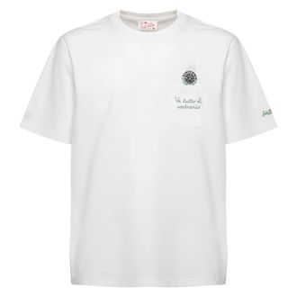 Saint Barth Homme, Tops, Blanc, Taille: XL Austin T-Shirt