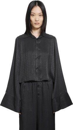 Maison Margiela Viscose Blend Jacquard Shirt