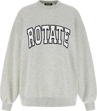 Rotate Rotate Birger Christensen - SweaT-shirt Heavy Crewneck - Femme - Sweatshirts et sweats &agrave; capuche - Gris - Taille: 40 FR