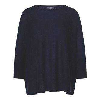 Joop Kaschmirpullover mit lockerer Silhouette - - Knitwear - Damen - Blau - M