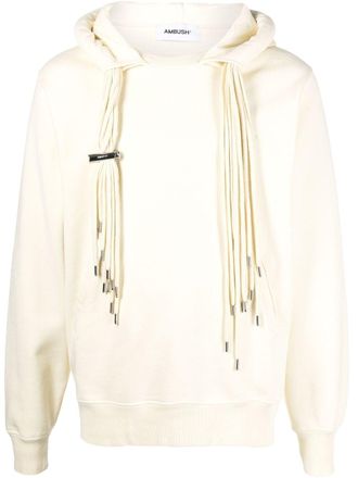 AMBUSH Hoodie mit Kordelzügen - Nude