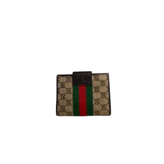 Gucci Portefeuille en cuir Pre-owned - Femme - Pre-owned - Beige - Taille: ONE Size