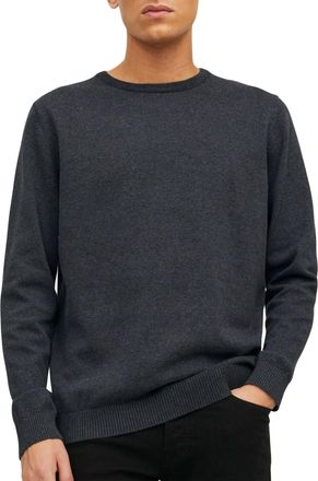 Jack & Jones Herren JJEBASIC KNIT CREW NECK NOOS Pullover,, per pack Grün (Deep Depths Detail: twisted with black), Medium (Herstellergröße: M)