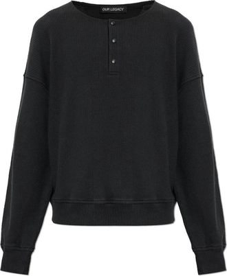 Our Legacy Ballon Sweatshirt - - Sweatshirts & Hoodies - Herren - Schwarzk - L