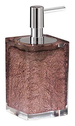 Gedy Giulia Seifenspender, Kunstharz, Braun, 7 x 7 x 16