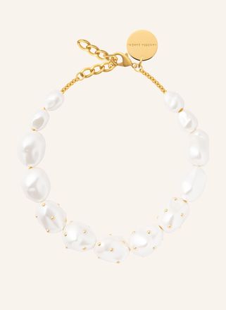 Vanessa Baroni Vanessa Baroni Halsketten Big Organic Stud Pearl By Glambou gold