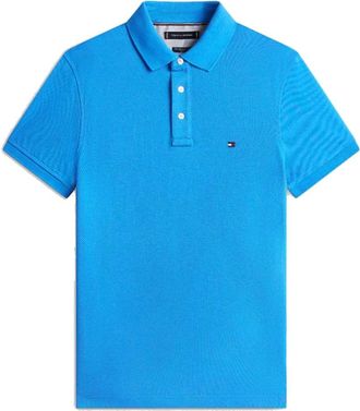 Tommy Hilfiger Homme, Tops, Bleu, Taille: M Polo Chemises
