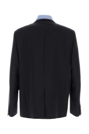 Balenciaga Dark Navy Giacche E Gilet Jacket