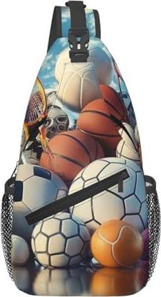Generic Sac &agrave; dos &agrave; bandouli&egrave;re de badminton pour le basket-ball et le tennis, sac &agrave; dos de voyage pour homme, randonn&eacute;e, sac &agrave; dos