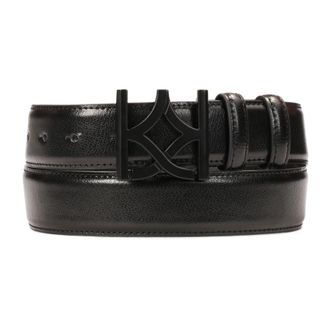 Kazar Klassischer schwarzer G&uuml;rtel mit Logo-Schnalle - - Accessories - Damen - Schwarzk - 90 CM