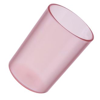 Angoily Transparenter Zahnputzbecher aus Robustem Verschleißfestem Material für Erwachsene und Multifunktionaler Trinkbecher und Zahnbürstenhalter für Zuhause