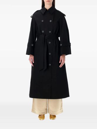 By Malene Birger Alaya Trenchcoat mit G&uuml;rtel - Schwarz