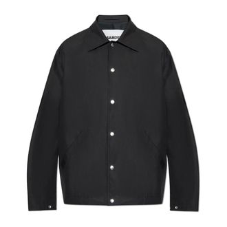 Jil Sander Jacke mit Kragen - - Jackets - Herren - Schwarzk - L