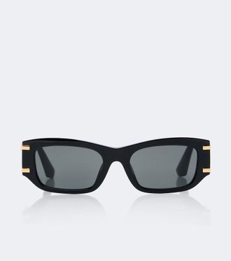 Dolce & Gabbana Eckige Sonnenbrille DG Griffe