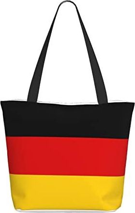 AOOEDM Sac &agrave; provisions pour femme avec drapeau allemand 33 x 27,9 x 17,8 cm. Le cadeau parfait pour la Saint-Valentin. Cest de la Saint-Valentin pour maman,