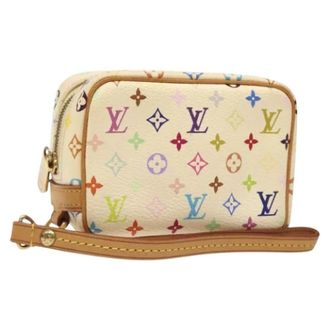 Louis Vuitton Pre-owned Canvas Pouch - - Pre-owned - Damen - Wei&szlig; - ONE SIZE