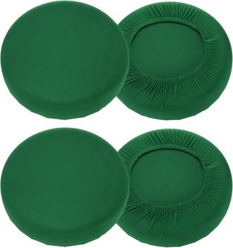 Generic 4er Pack Abnehmbare Bez&uuml;ge F&uuml;r Runde Barhocker 40-50 cm (16-20 Zoll) - Waschbar, Staubdicht, Atmungsaktiv, Elastisch - F&uuml;r Bar, K&uuml;che, Wohnzimmer(G)