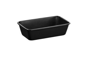 Premier Housewares OvenLove Rechteckige Kvastenform mit Antihaftbeschichtung, H 6,5 x B 24,5 x T 14,5 cm, Antihaft, schwarz, 25x15x7