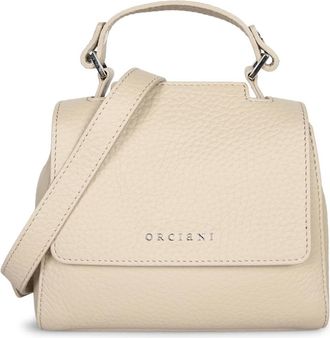 Orciani Femme, Sacs, Beige, Taille: ONE Size Cuir grain&eacute;. Compact