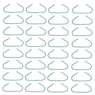 BESPORTBLE 200st&uuml;cke Metallkleiderb&uuml;gel Weihnachtsbaumhaken Mehrzweckhaken Gr&uuml;n C-f&ouml;rmig Aufh&auml;ngehaken f&uuml;r Baum ohne Bohren Dekorativ