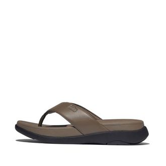 FitFlop Mens F-Mode Go Toe-Post Sandals, noix, 44 EU
